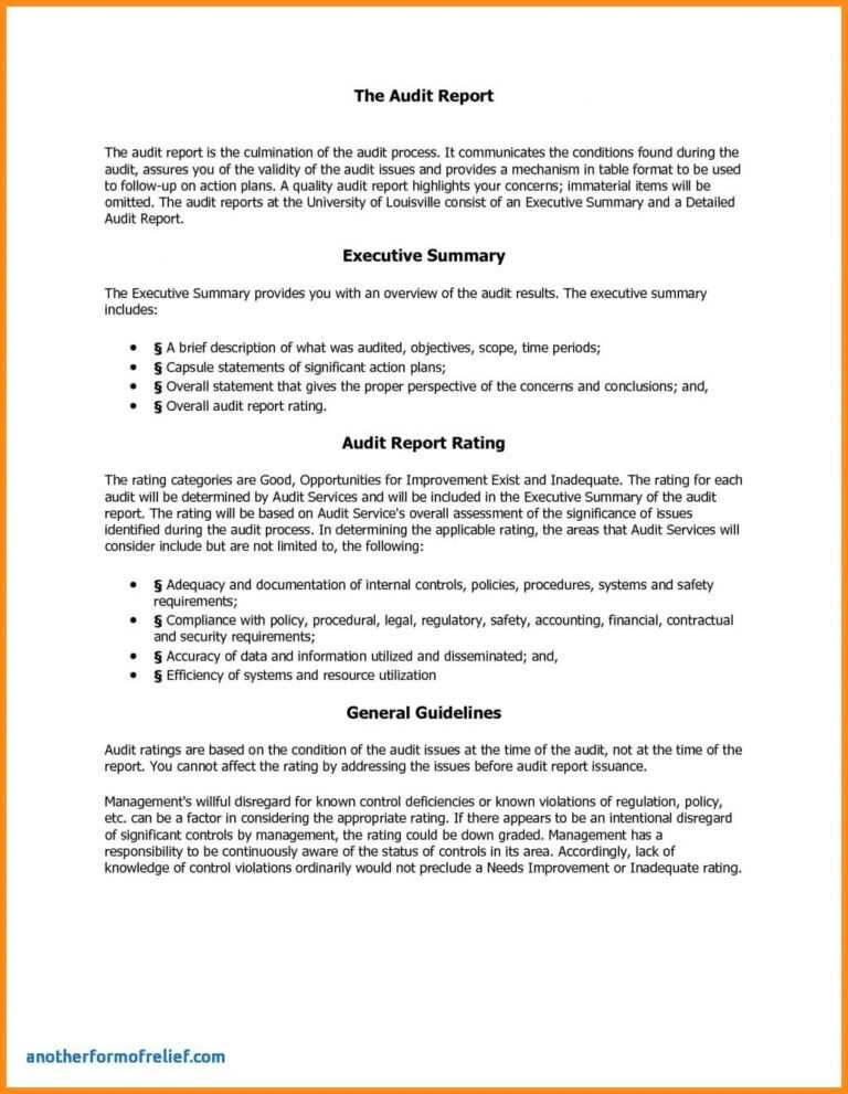 Internal Control Audit Report Template - Sample Professional Template Internal Control Audit Report Template - Sample Professional Template