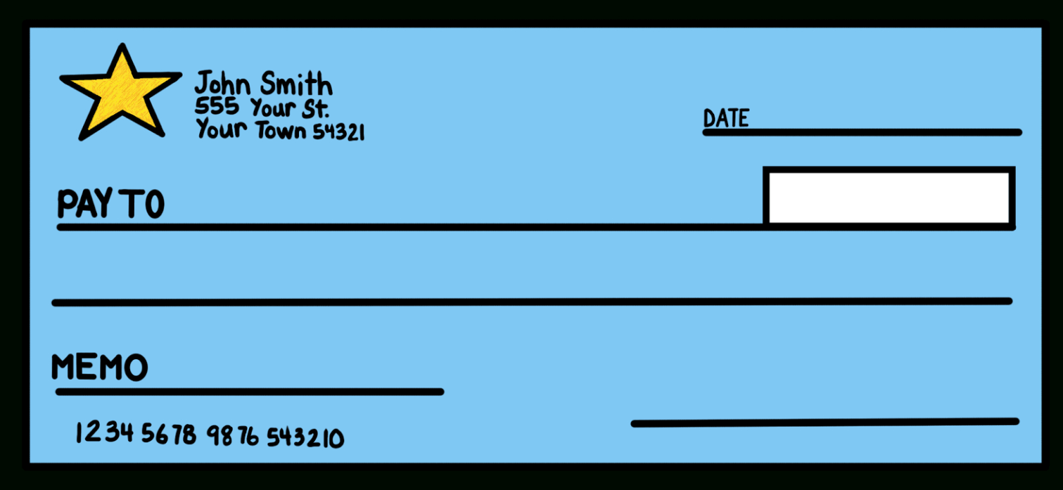 7 Blank Check Templates Word Excel Samples With Regard To Blank 