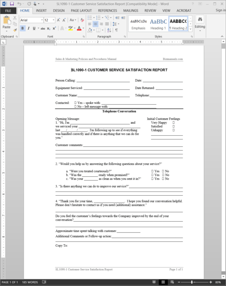 Customer Service Satisfaction Report Template Sl1090 1 Intended For customer-service-satisfaction-report-template-sl1090-1-intended-for
